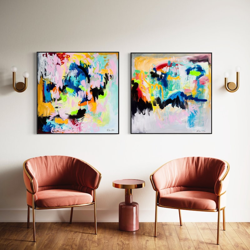 Set of 2 Wall Art - Etsy