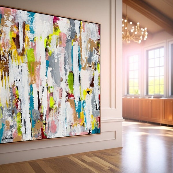 Large Abstract Art - Etsy