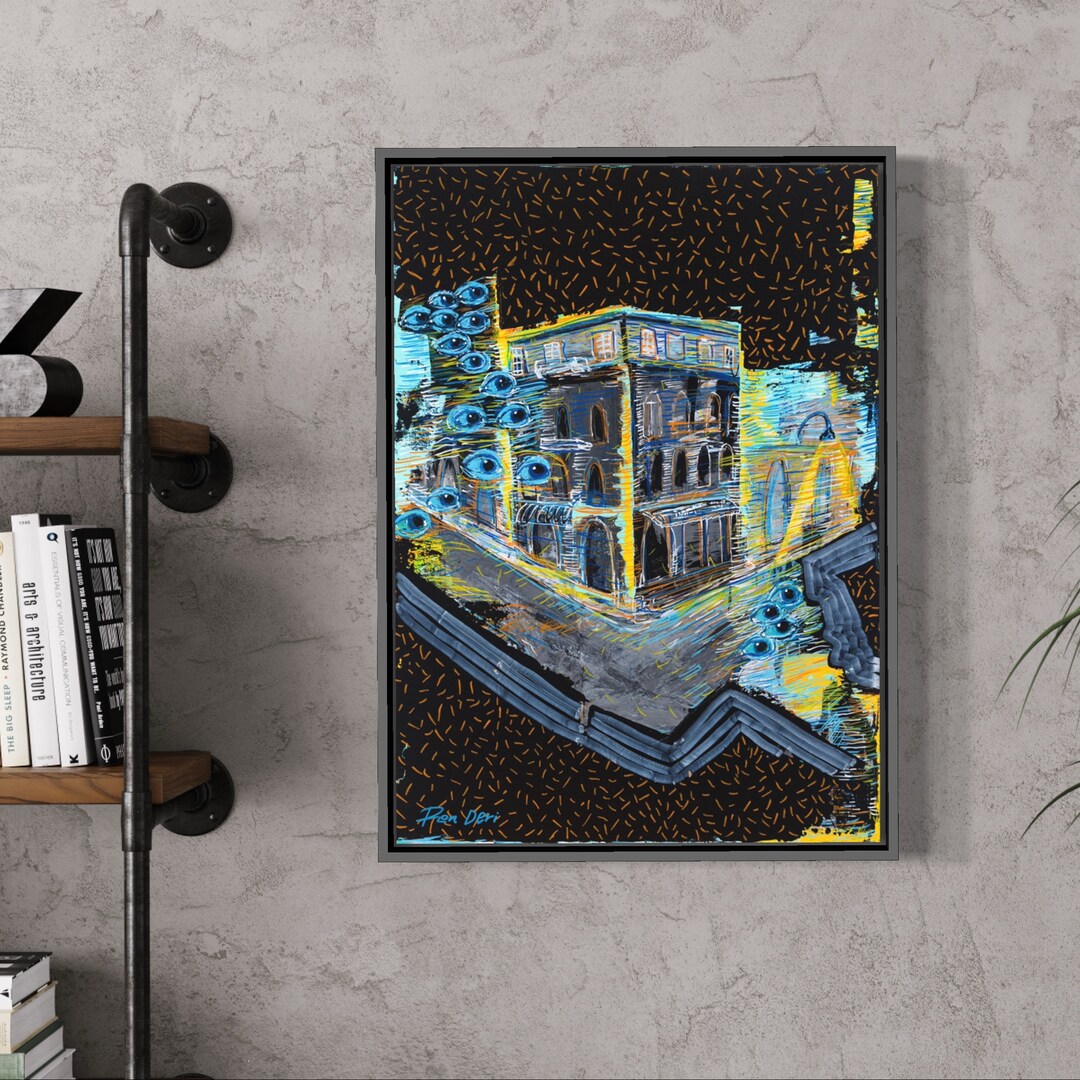 City Painting 'A Desolate Land' | Contemporary Art, Modern Print ...