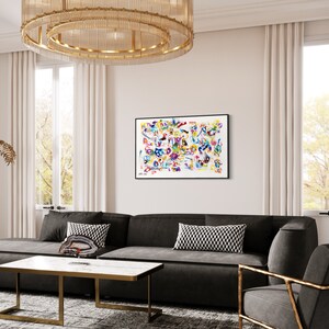 Abstract 'flower Blossom' by Ron Deri | Modern Wall Art, Print on ...