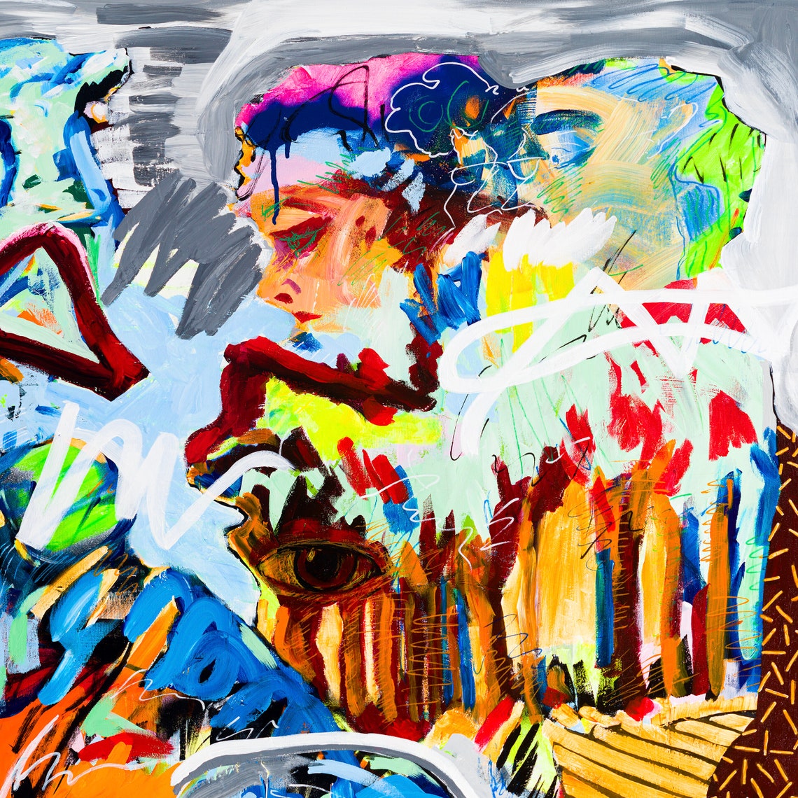 Original Painting 'abra Cadabra' | Contemporary Art, Modern Abstract by ...