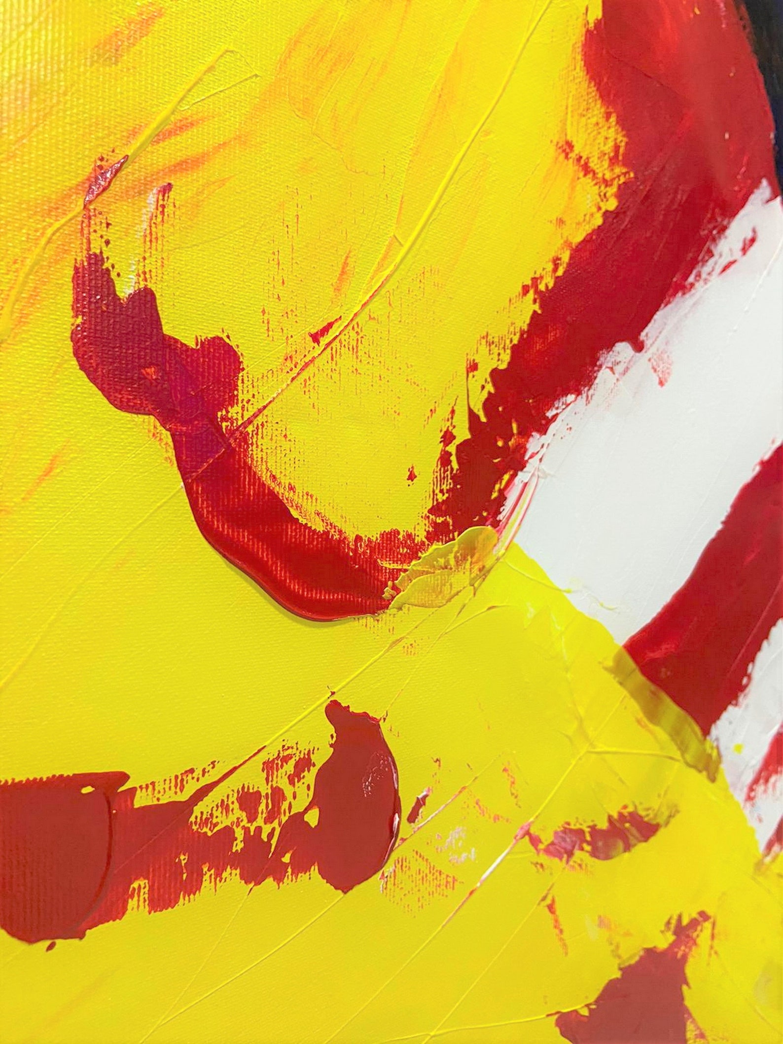 Set of 2 Paintings Acrylic Art on Canvas Oversized Paintings Abstract ...