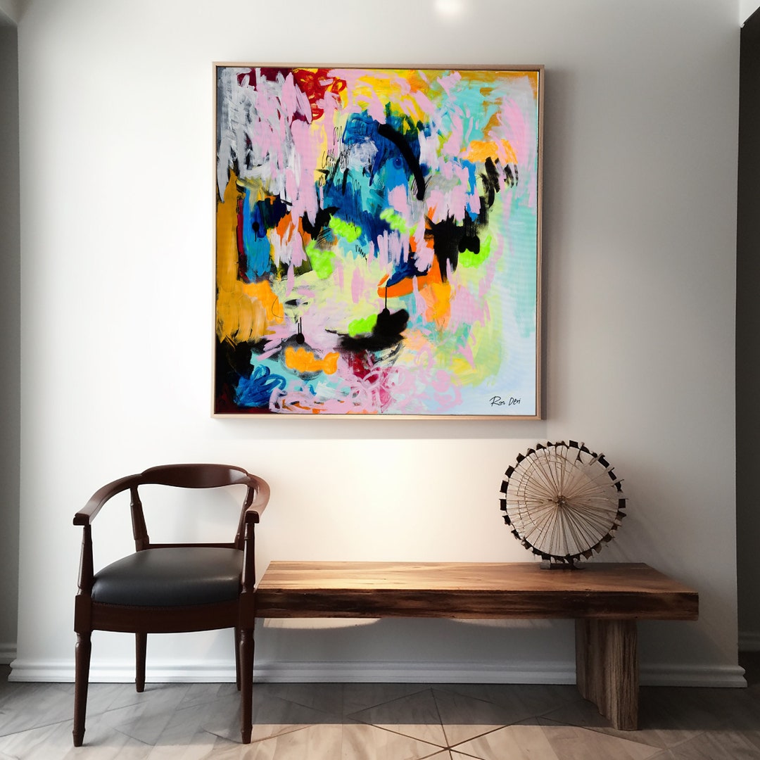 Large Wall Art Decor - Housewarming Gift - Extra Large Art - Modern Art ...