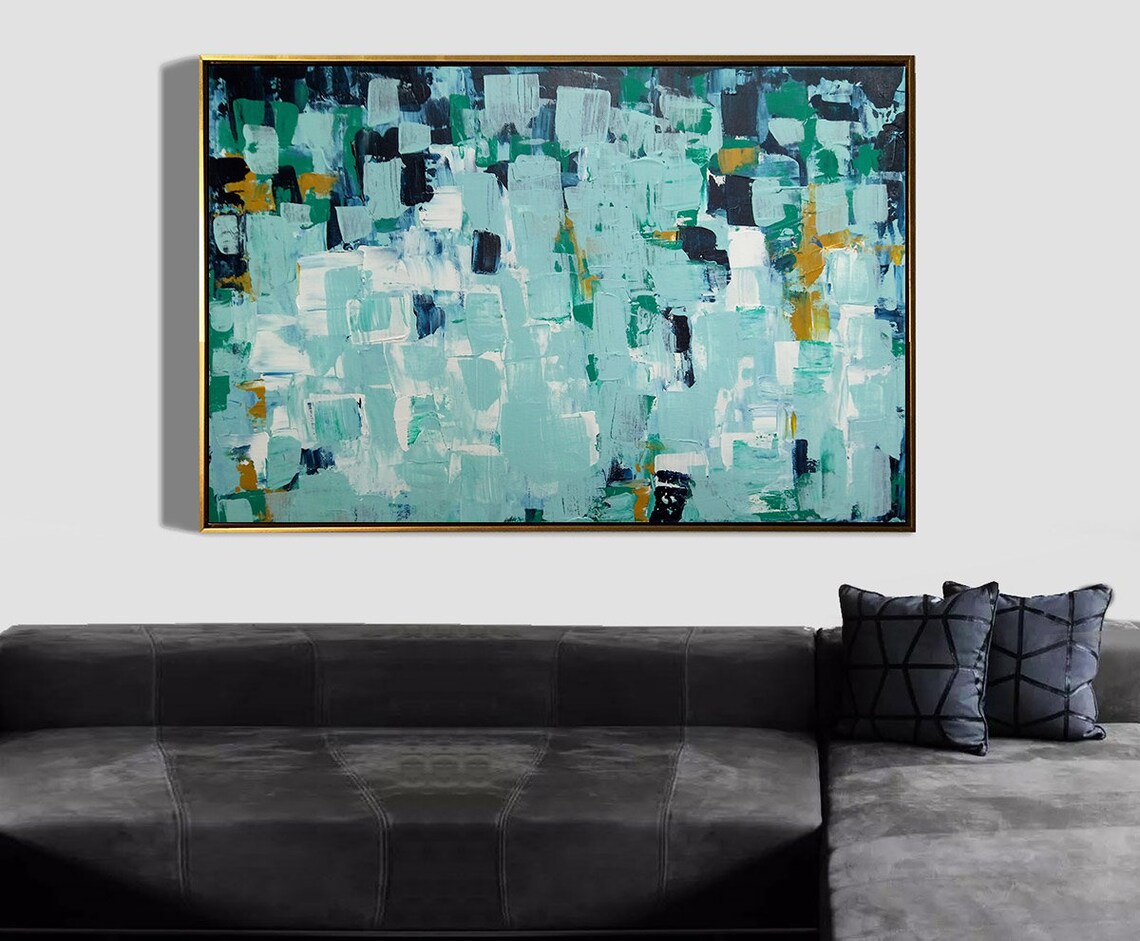 Wall Art Abstract Painting Paintings on Canvas Large Wall | Etsy