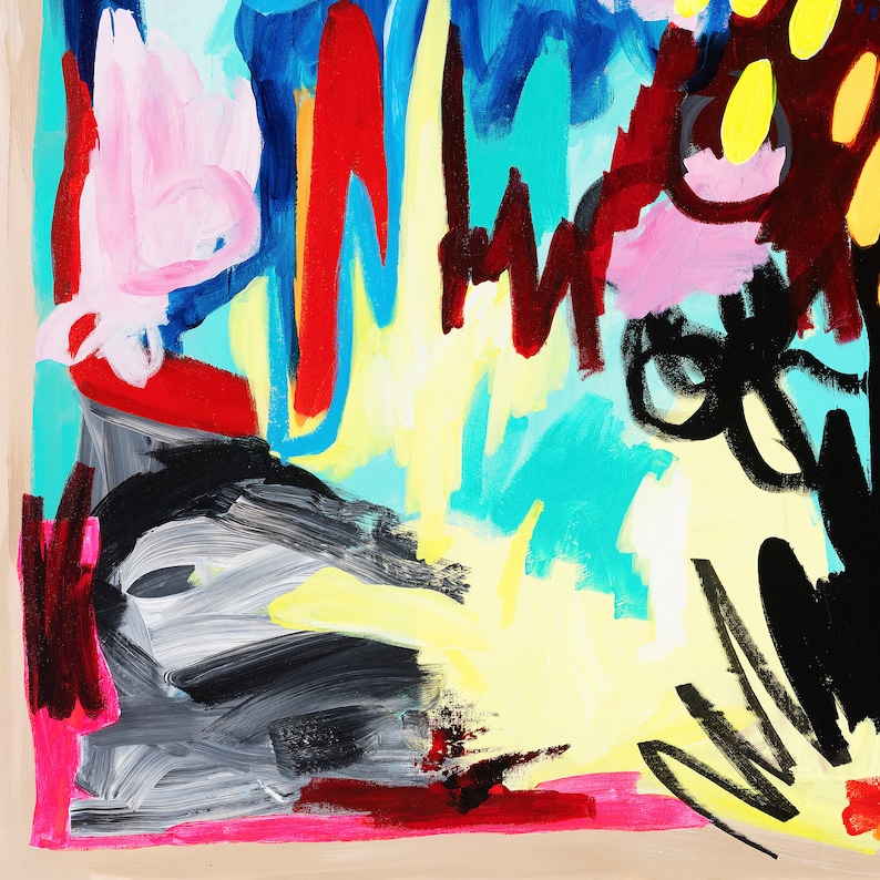 Abstract Canvas Art Statement Piece for Your Home Decor - Etsy