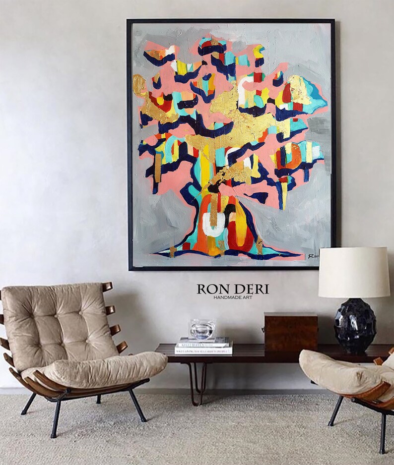 63 Painting 'the Giving Tree' Handmade Large - Etsy