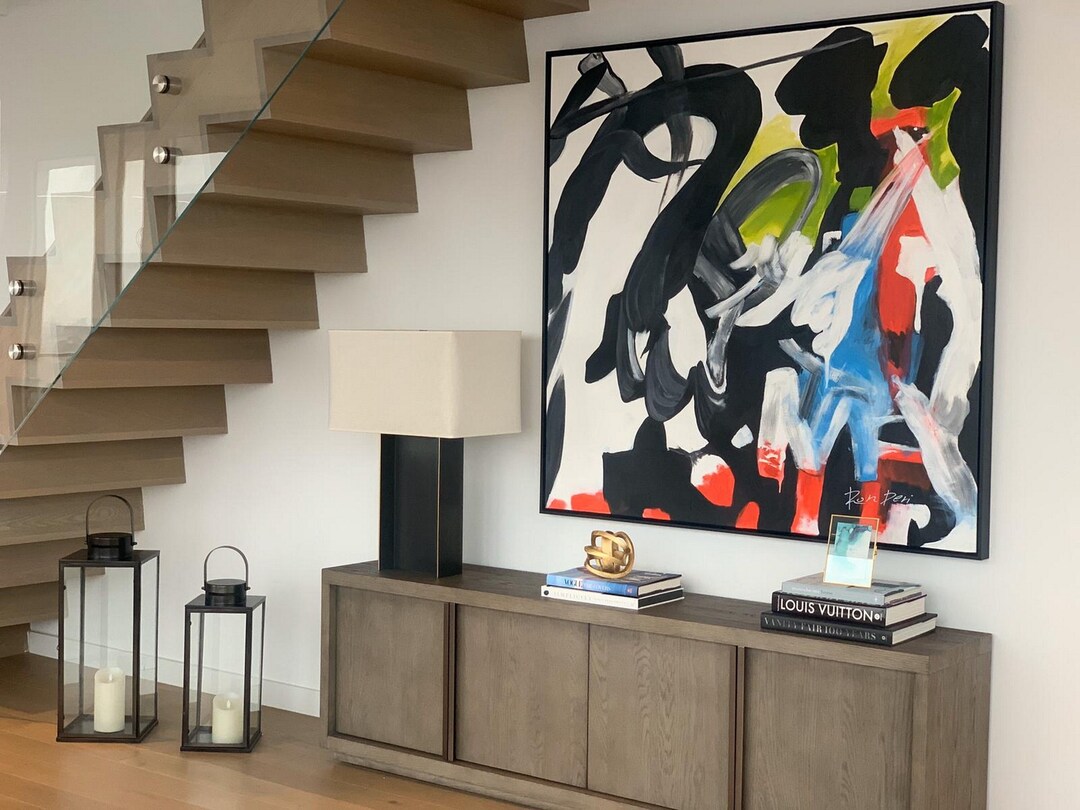Handmade Painting 'graffiti' Art by Ron Deri | Acrylic Abstract ...