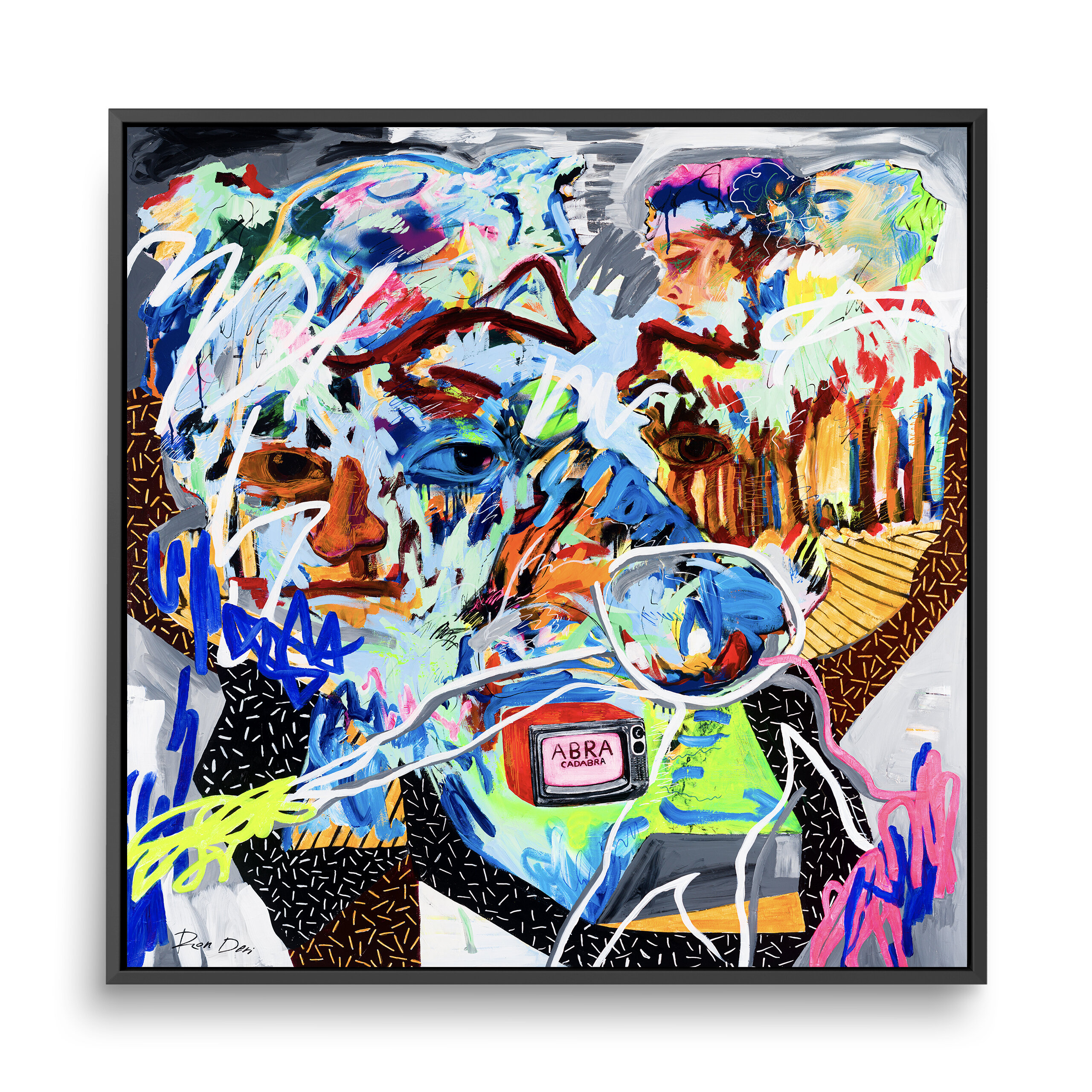 Original Painting 'abra Cadabra' | Contemporary Art, Modern Abstract by ...
