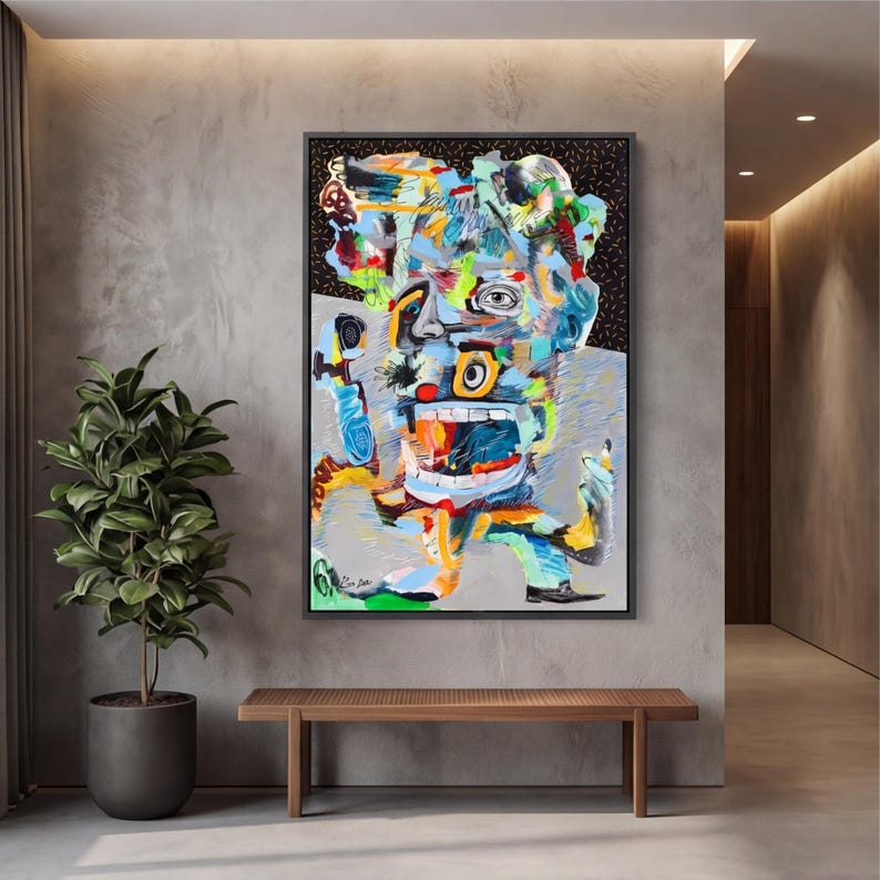 Conspiracy Art 'transformation' Abstract Canvas Print, Modern Living ...