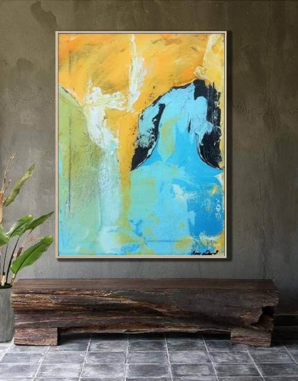 Large Painting on Canvas Abstract Canvas Art Original Canvas | Etsy