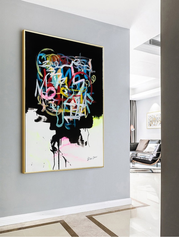 Large wall art modern store