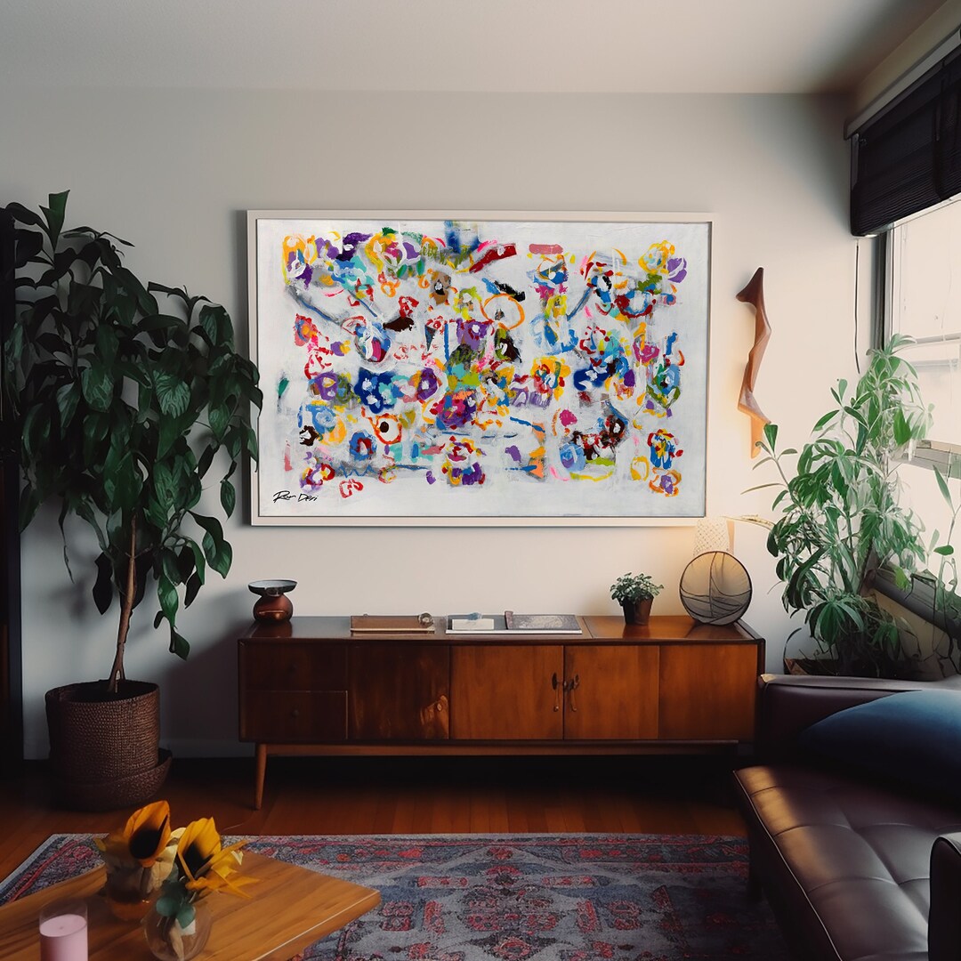 Abstract 'flower Blossom' by Ron Deri | Modern Wall Art, Print on ...