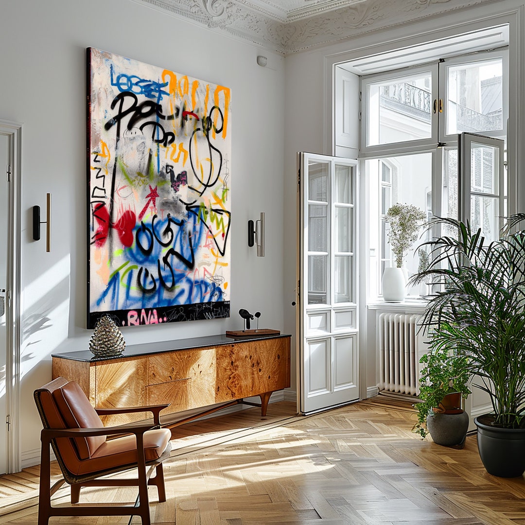 Extra Large Wall Art Decor Abstract Painting Wall Art Print Canvas ...