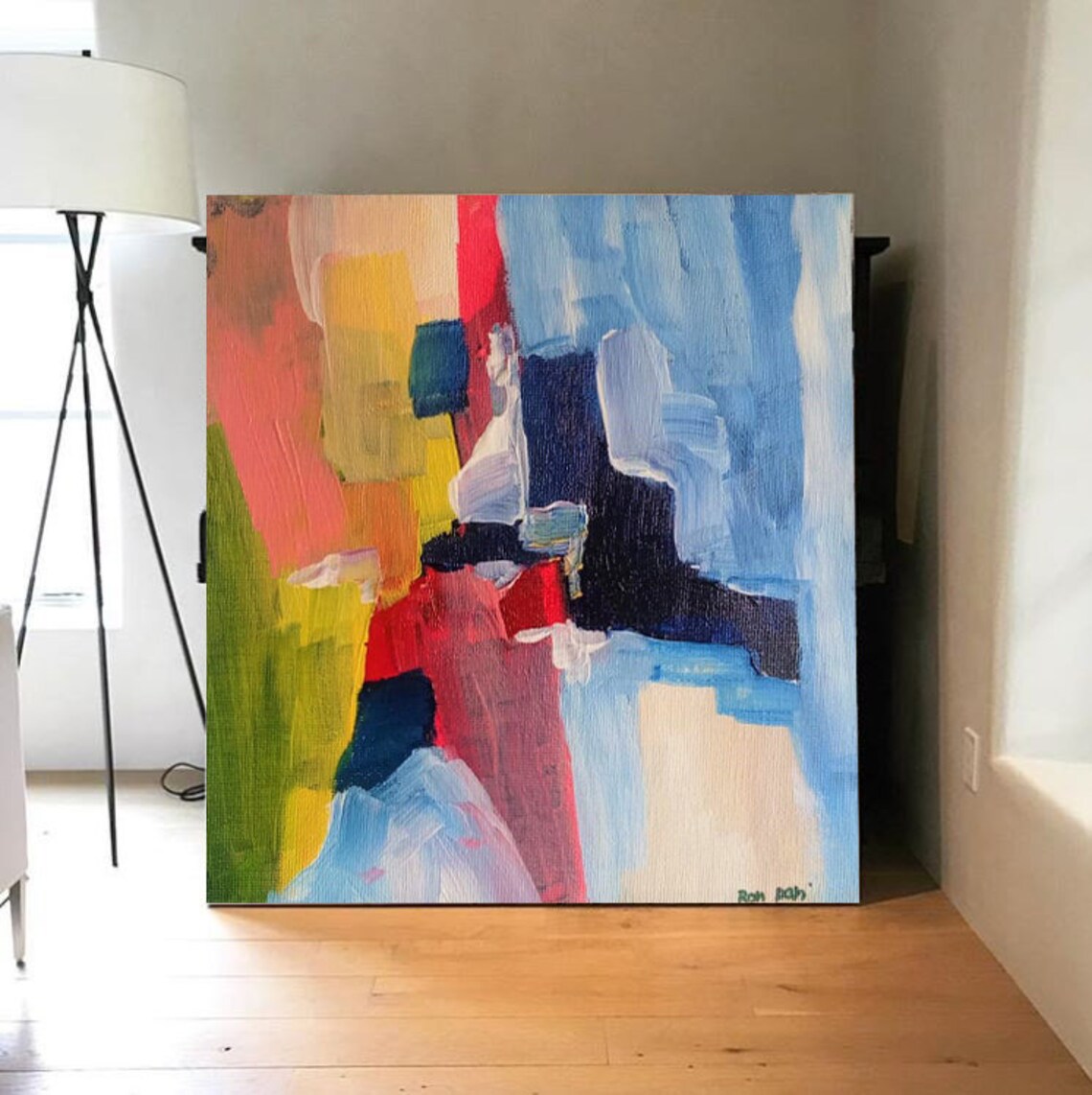 Large Painting on Canvas Oversize Painting Colorful Painting - Etsy