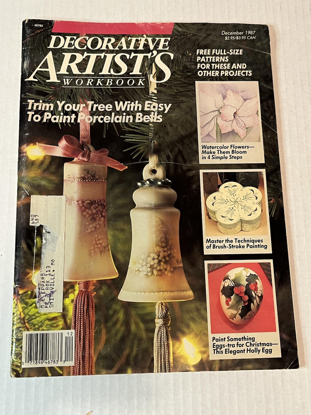 December 1987 Decorative Artist's Workbook Free Full-size Patterns - Etsy