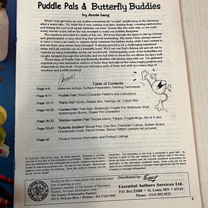 Annie Lang's Puddle Pals & Butterfly Buddies Crafts - Etsy