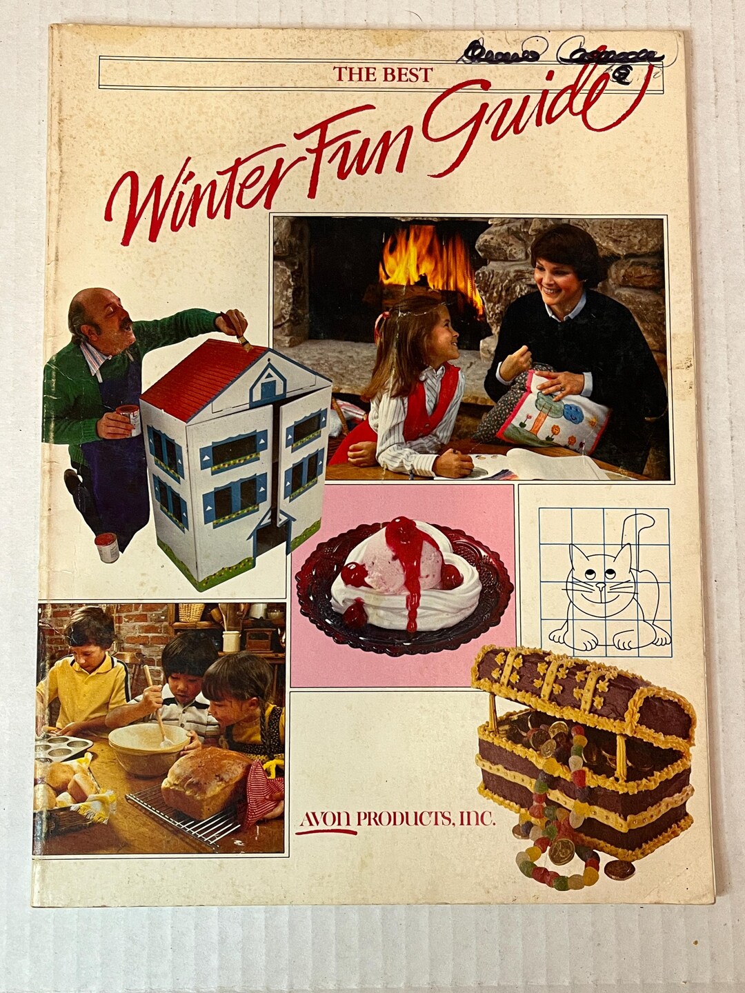 Winter Fun Guide Avon Craft Book for Kids and Families 1980 - Etsy