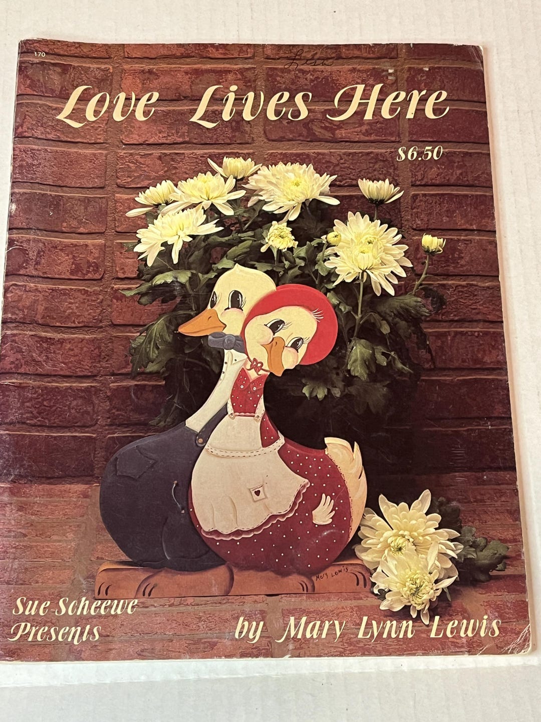 Love Lives Here Folk Art by Sue Scheewe & Mary Lynn Lewis. - Etsy