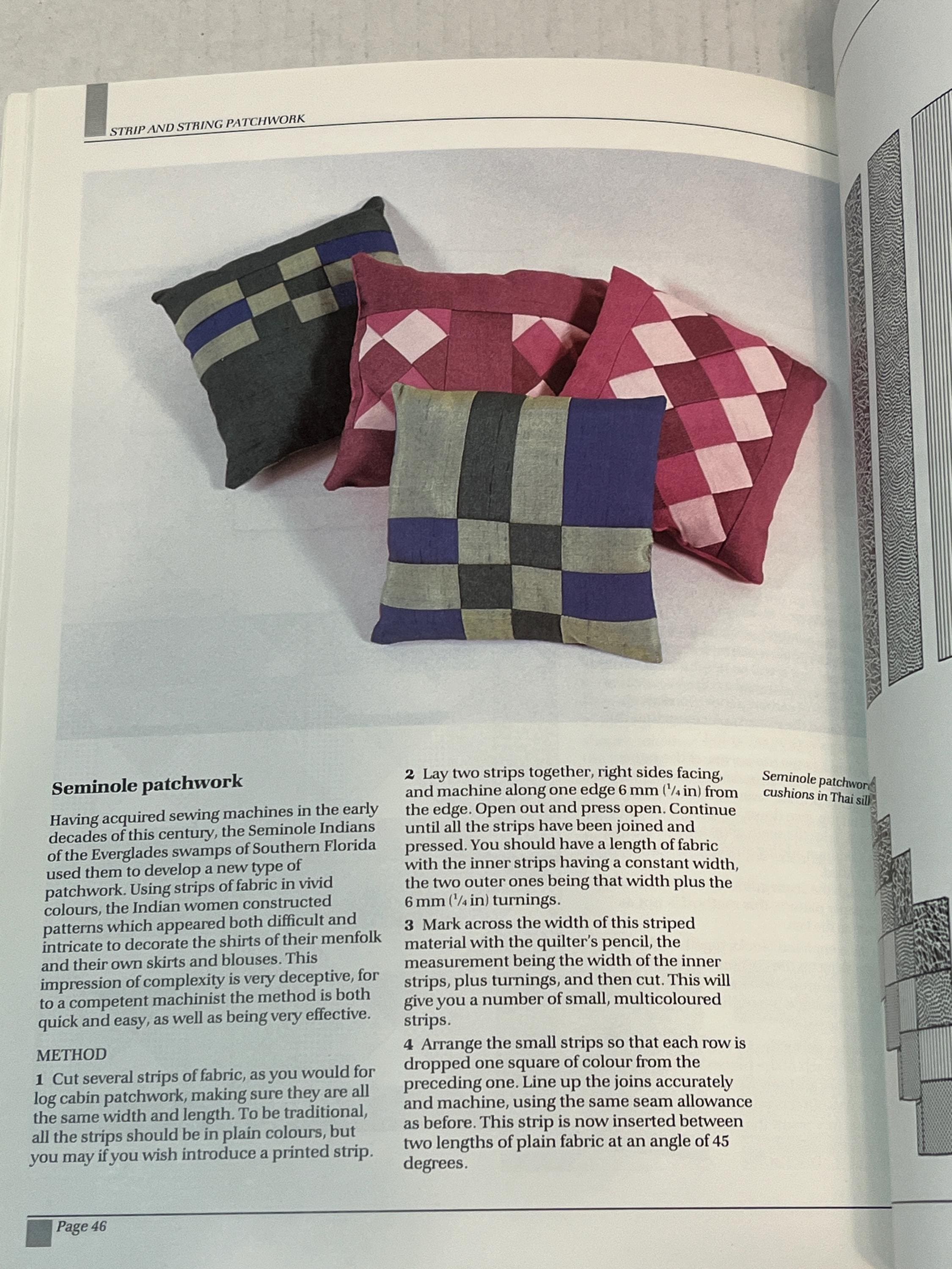 1990 Step-by-step Patchwork Quilt Pattern Book 17 Plus Techniques ...
