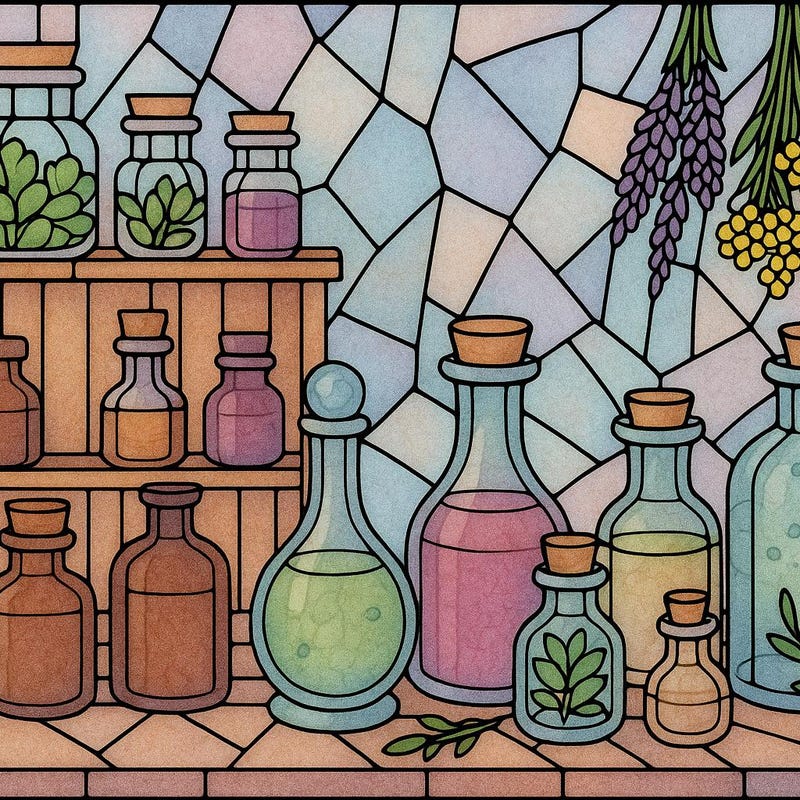 Apothecary Wallpaper - Etsy