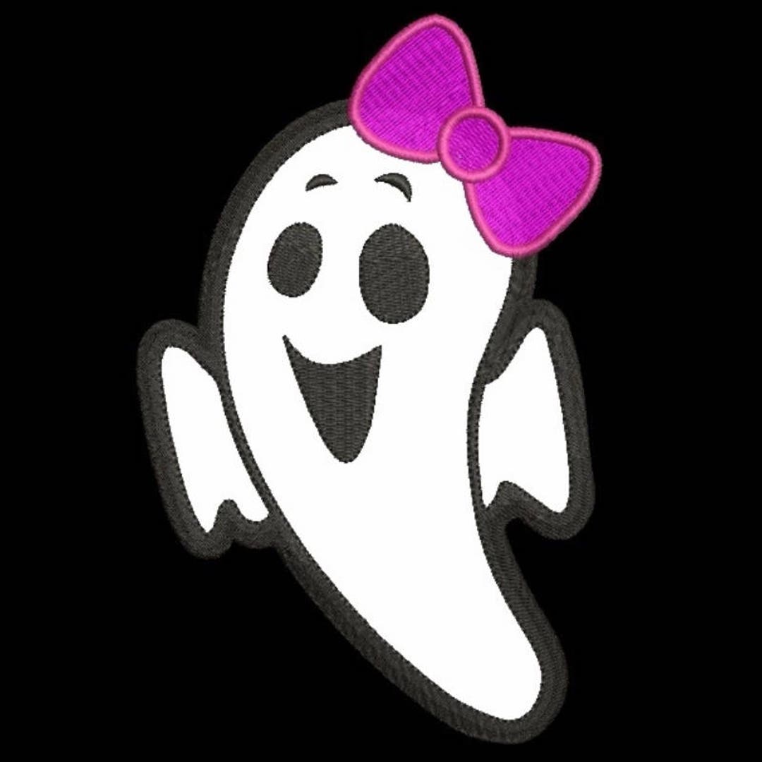 Embroidery Machine Designs Ghost Girl Applique Halloween Pes Ghost ...