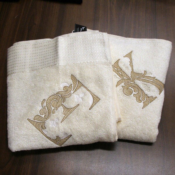 Fancy FRENCH ALPHABET STENCIL A to Z Initials on One A4 Page 5xfiles ...