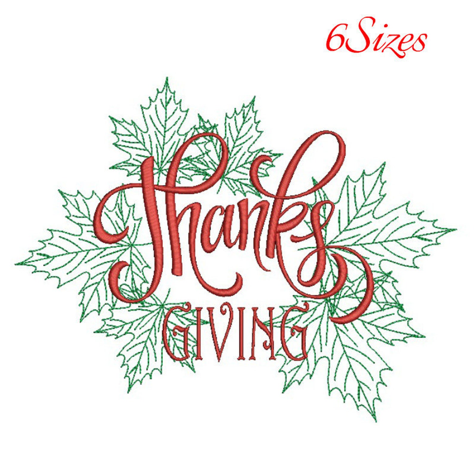 Thanksgiving Embroidery Machine Designs Give Thanks Designs - Etsy