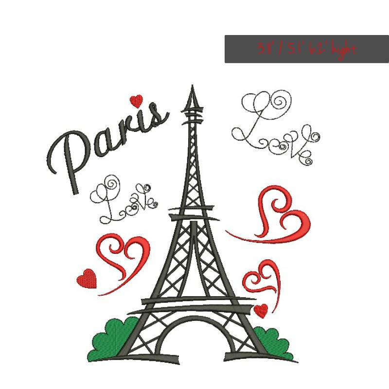 Paris Embroidery - Etsy