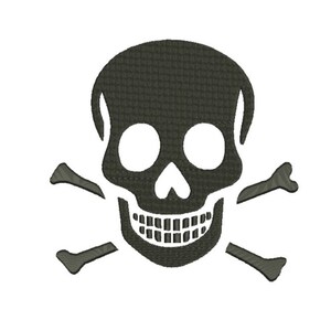 Skull Embroidery Machine Design Death's-head Digital Instant Download ...