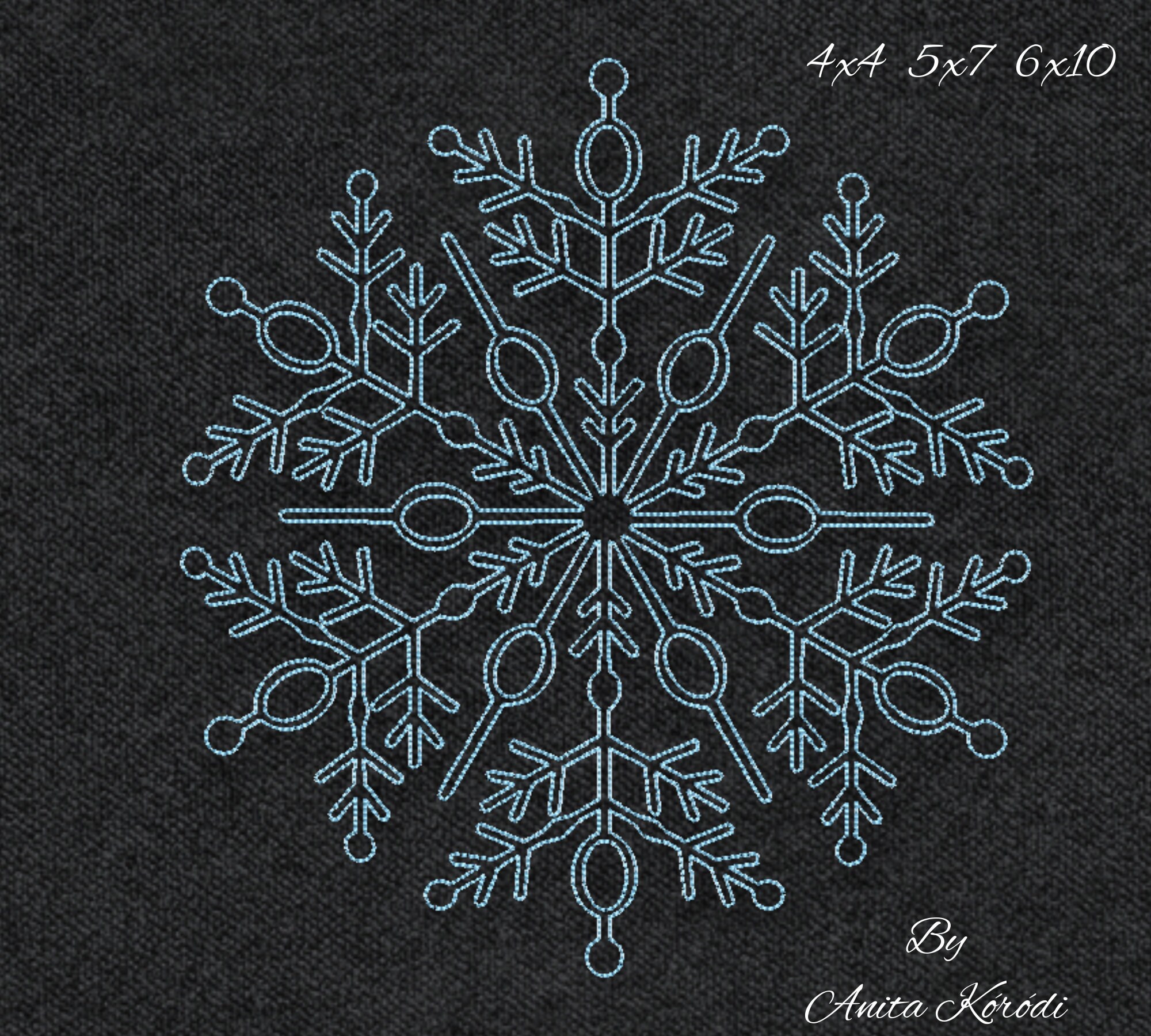Snowflake Embroidery Machine Designs Winter Pes Digital - Etsy