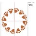 Circle Paw Monogram Frame Embroidery Machine Design Dog Animal Digital ...