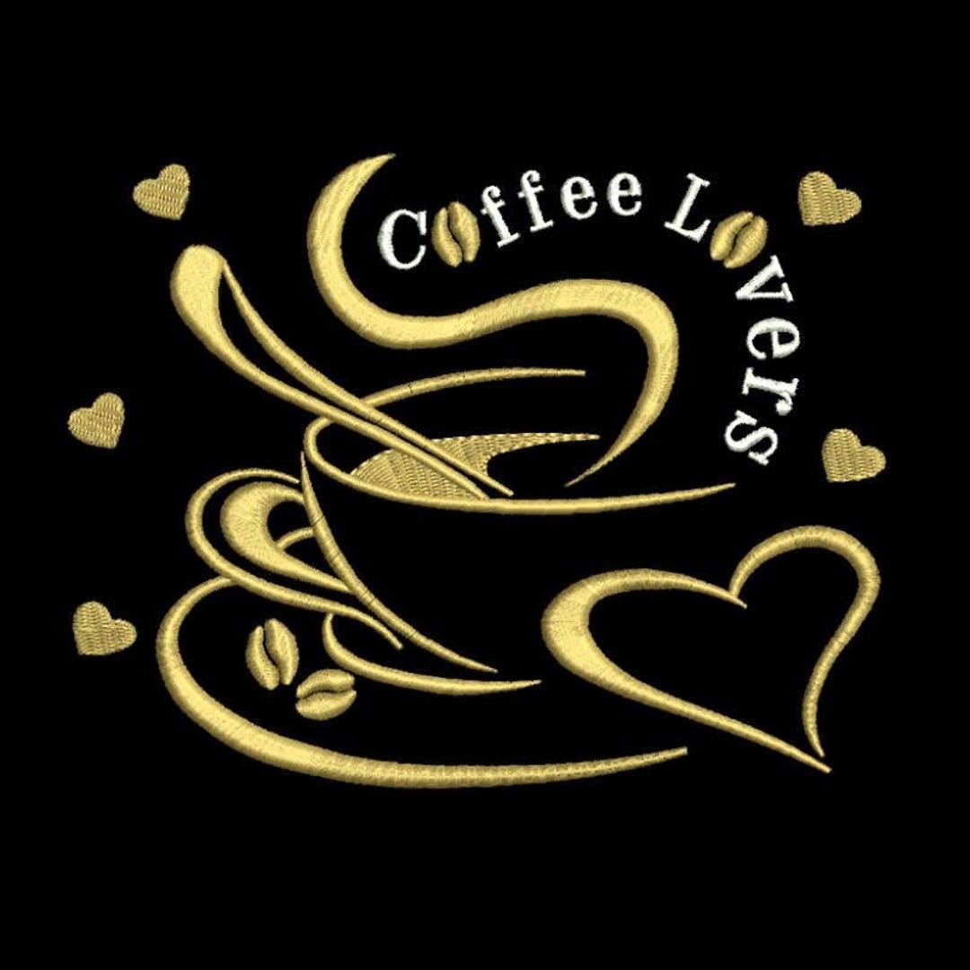 Coffee Embroidery Design Lovers Kitchen Mom Embroidery Instant Digital ...