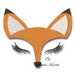 Fox Face Embroidery Machine Design Pes File Animal Digital | Etsy