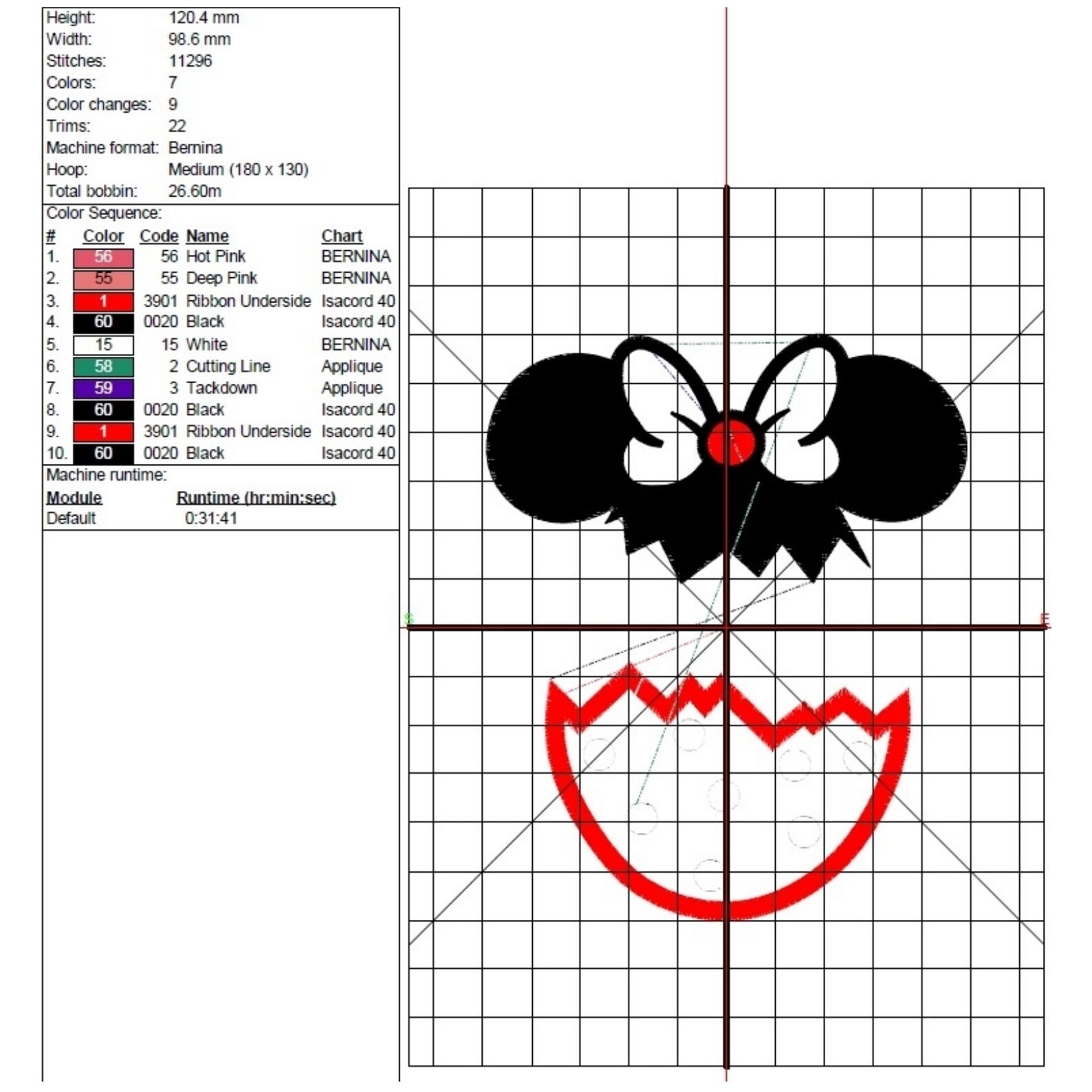 Minnie Mouse Monogram Frame Embroidery Machine Design Easter - Etsy