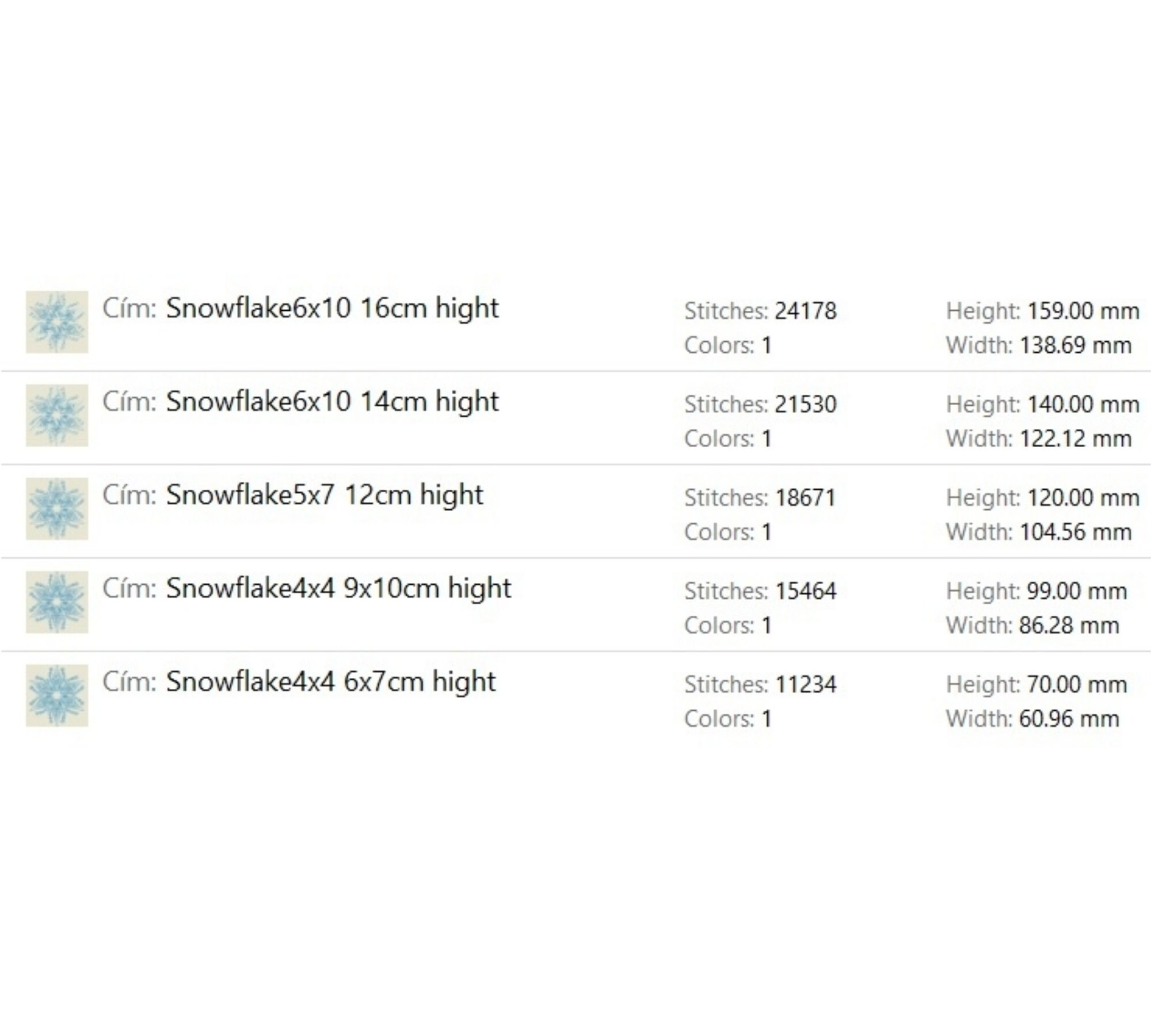 Snowflake Embroidery Machine Design Christmas Pe Winter Pes - Etsy