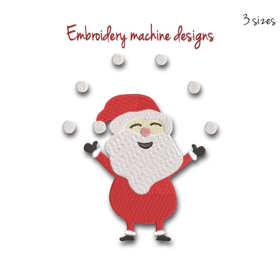 Santa claus machine embroidery designs Christmas instant digital ...