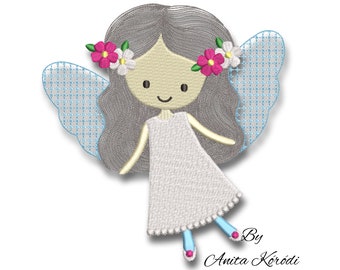 Mini Angel Machine Embroidery Design-instant DOWNLOAD - Etsy