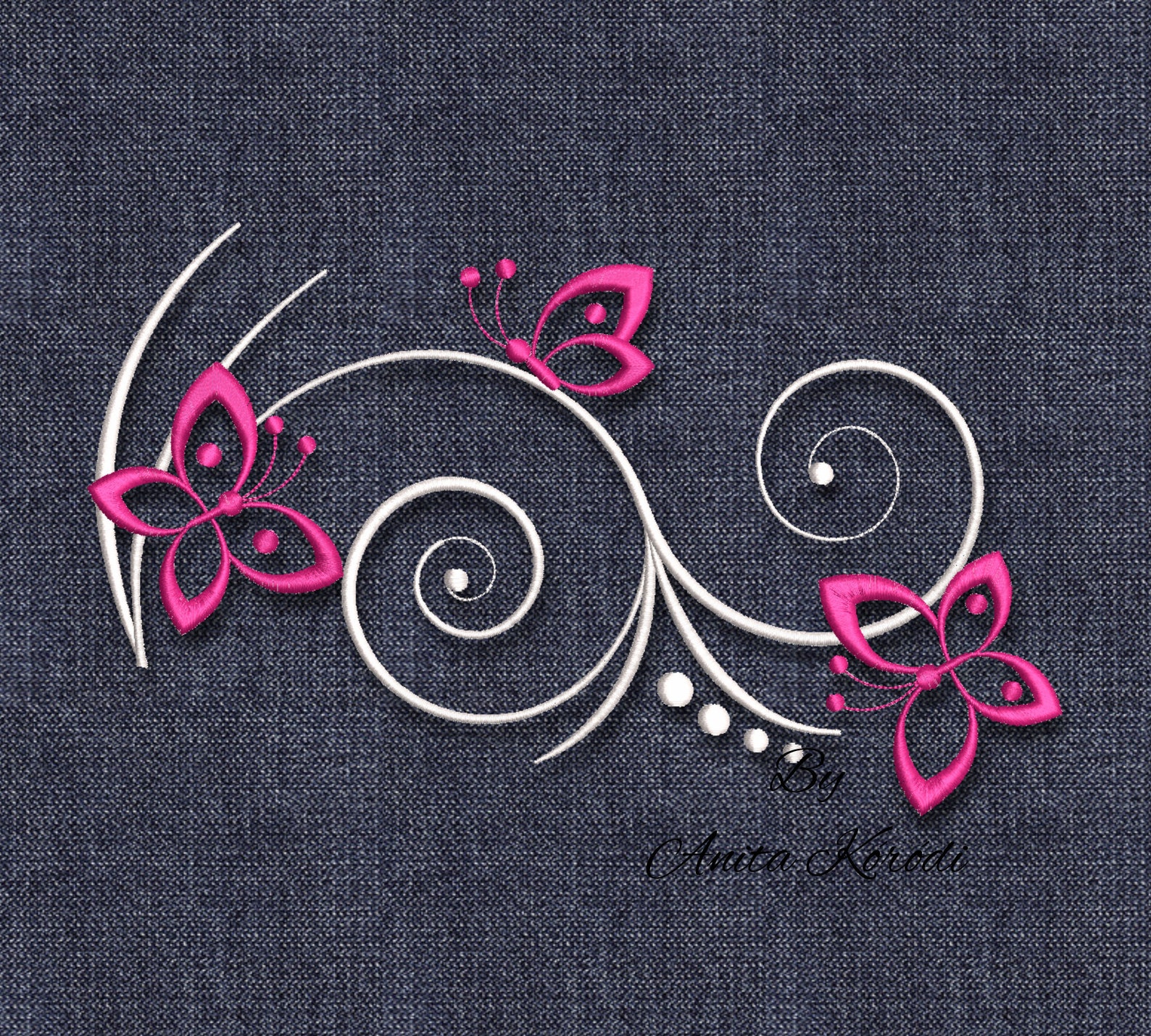 Flower Embroidery Design for Machine Pes Ornament Flower With - Etsy