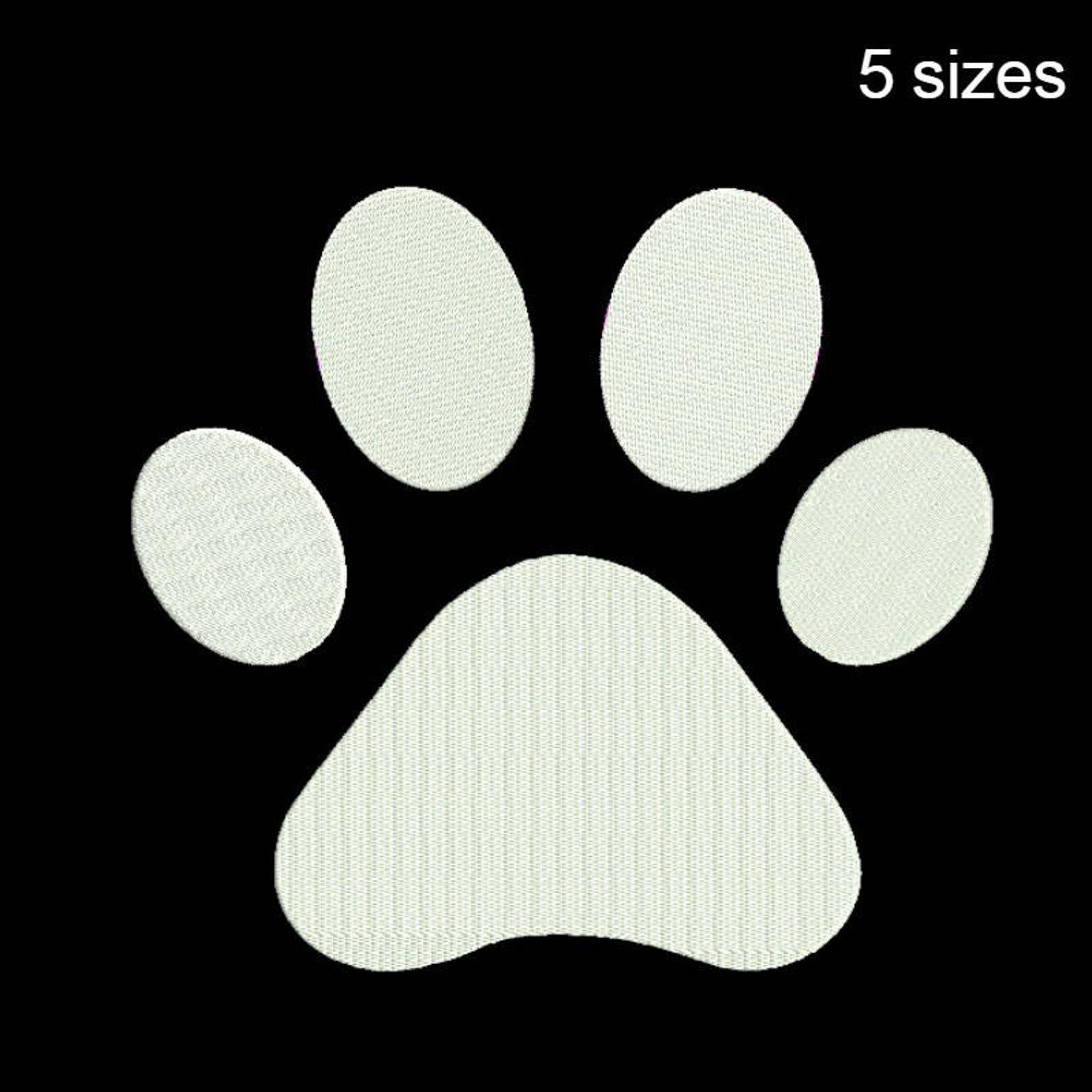 Paw Embroidery Machine Designs animal pattern digital instant | Etsy