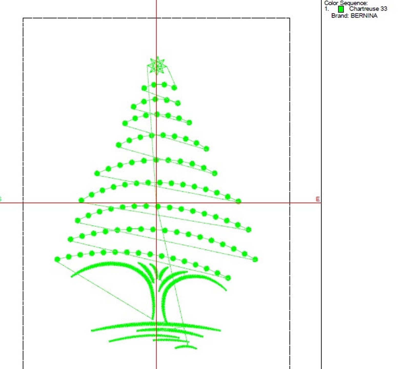 Christmas Tree Machine Embroidery Design 1 Free Designs - Etsy