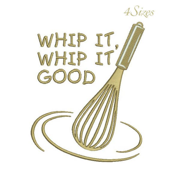 Whip it good machine embroidery design egg-beater kitchen designs ...