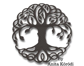 Tree of Life Embroidery Machine Design Flowers Bloom Digital - Etsy