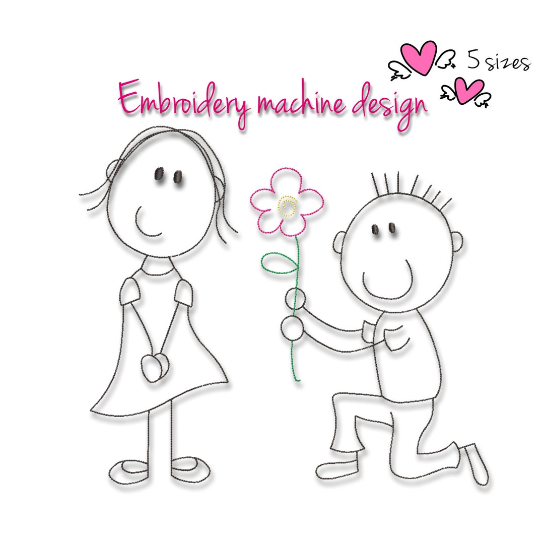 Machine Embroidery Designs Valentine's Day Love Wedding Pattern Heart ...