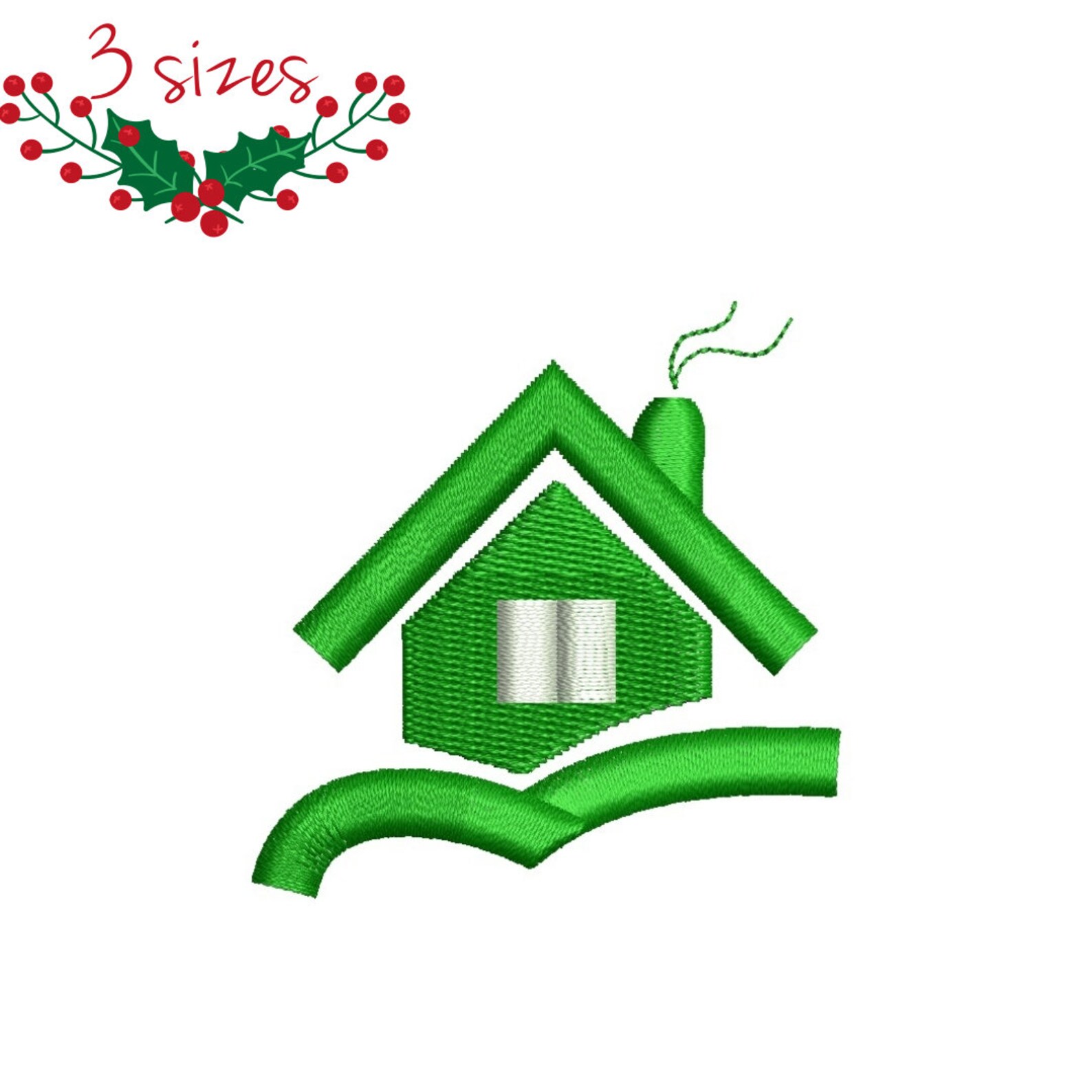 Mini House Embroidery Designs Christmas Machine Instant - Etsy