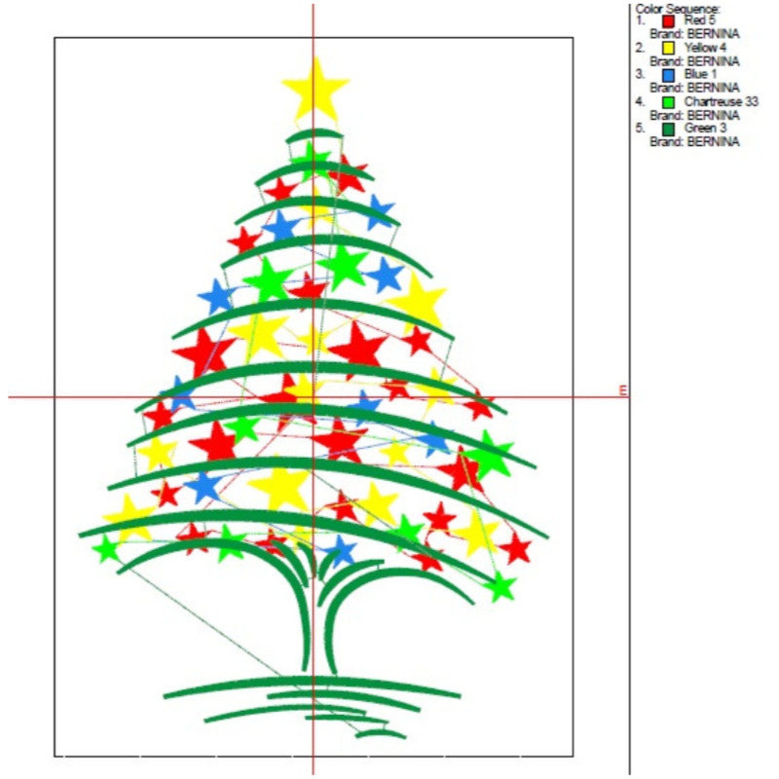 Christmas Tree Machine Embroidery Design 1 Free Designs - Etsy