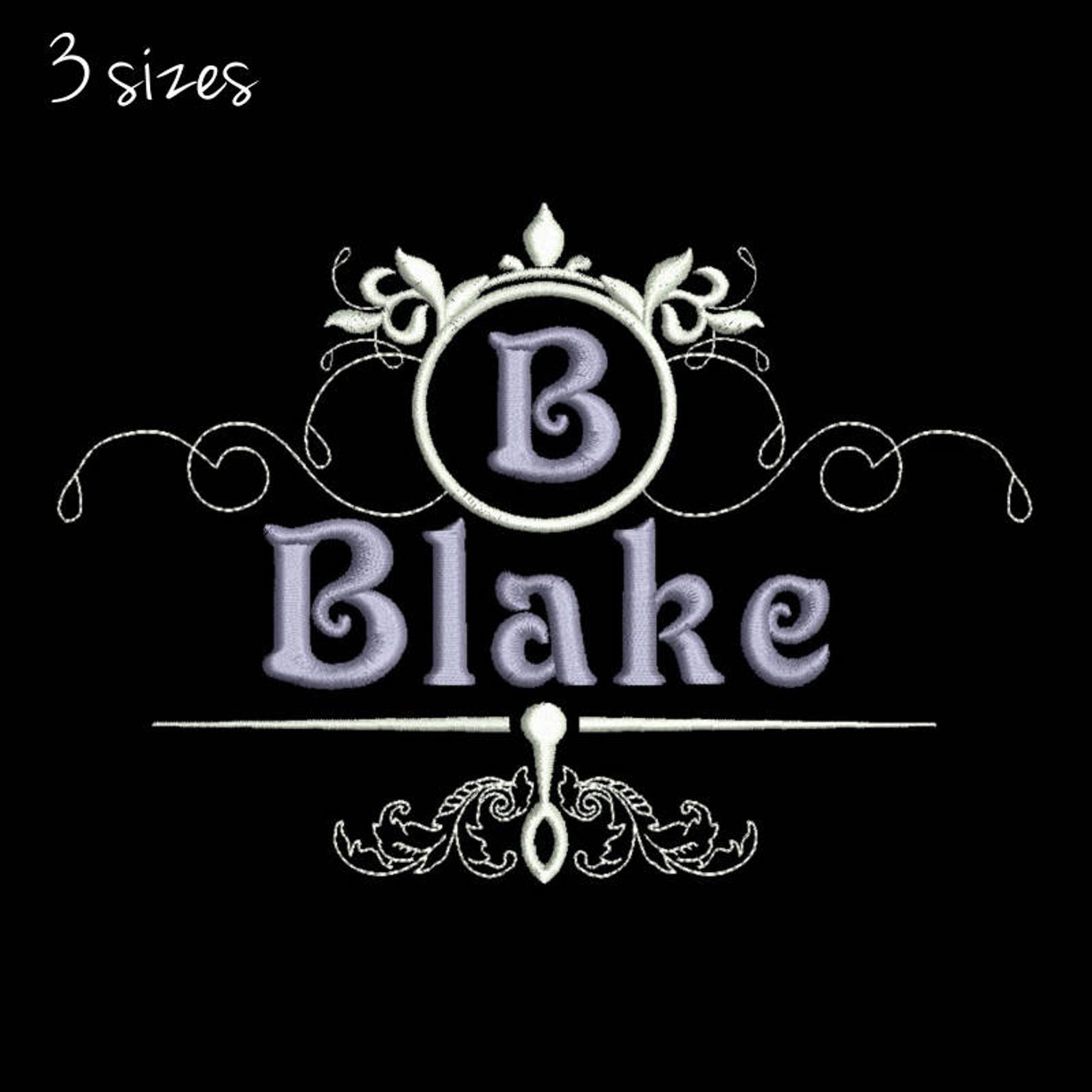 Wedding Monogram Frame Embroidery Machine Designs Monogram - Etsy