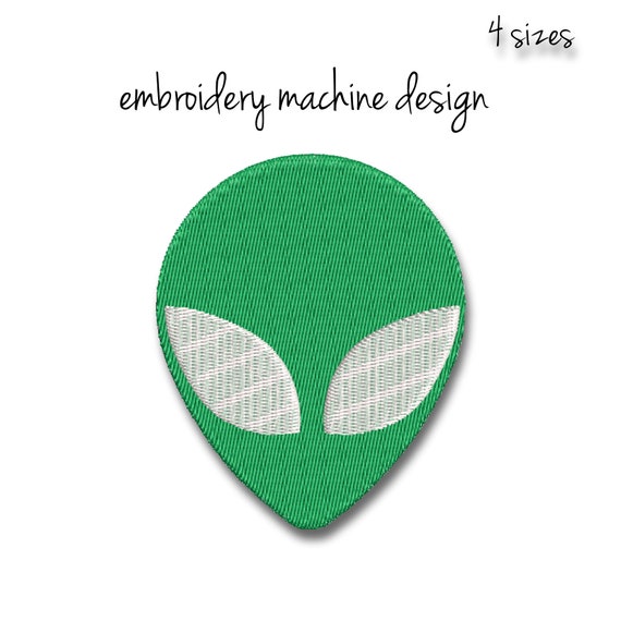 Alien Embroidery Machine Design pes digital instant download pattern ...