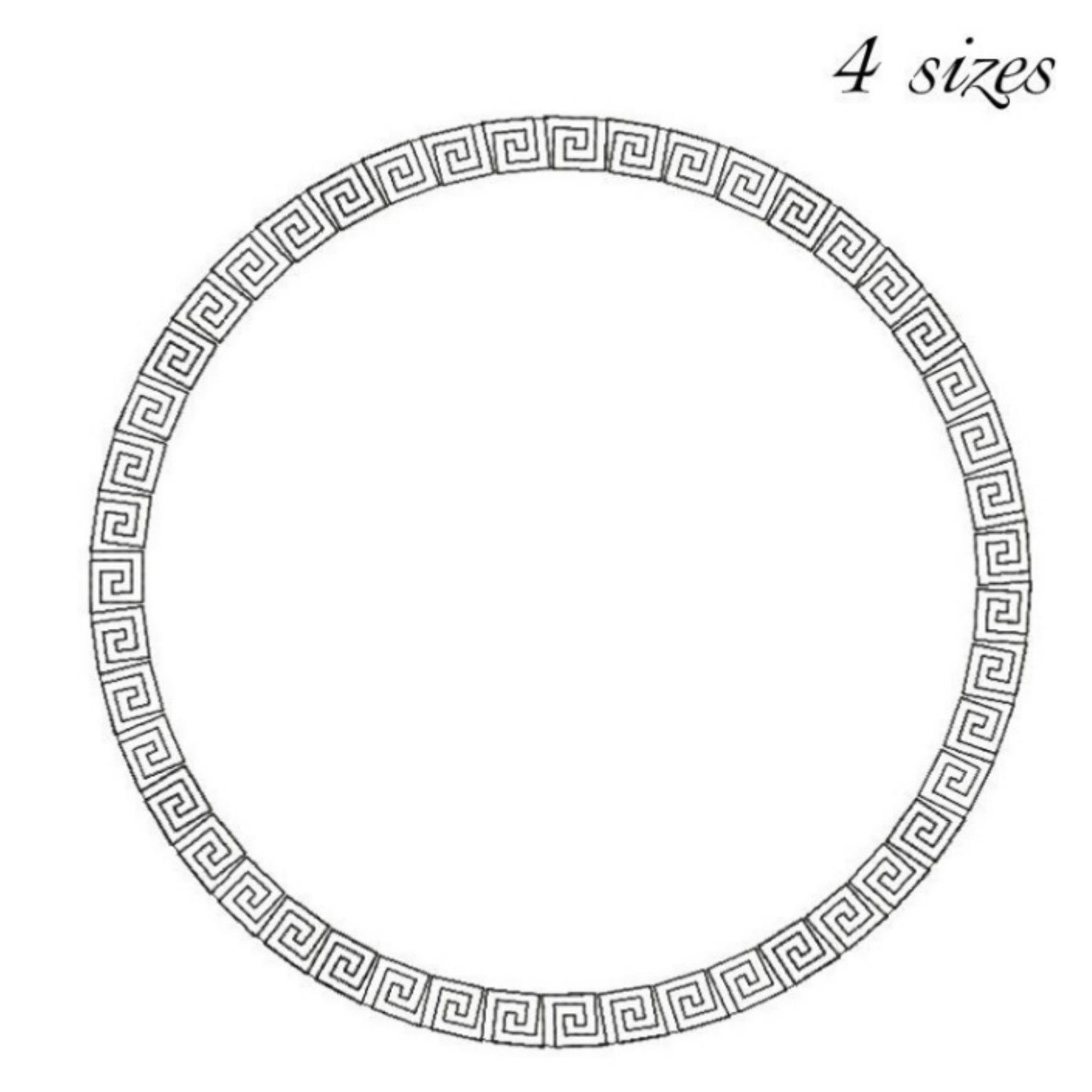 Decorative Circle Frame Font Machine Embroidery Designs - Etsy