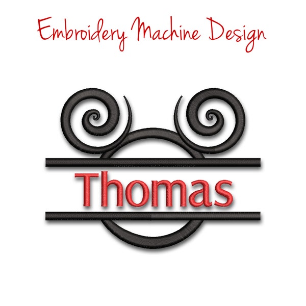 Swirl Monogram - Etsy