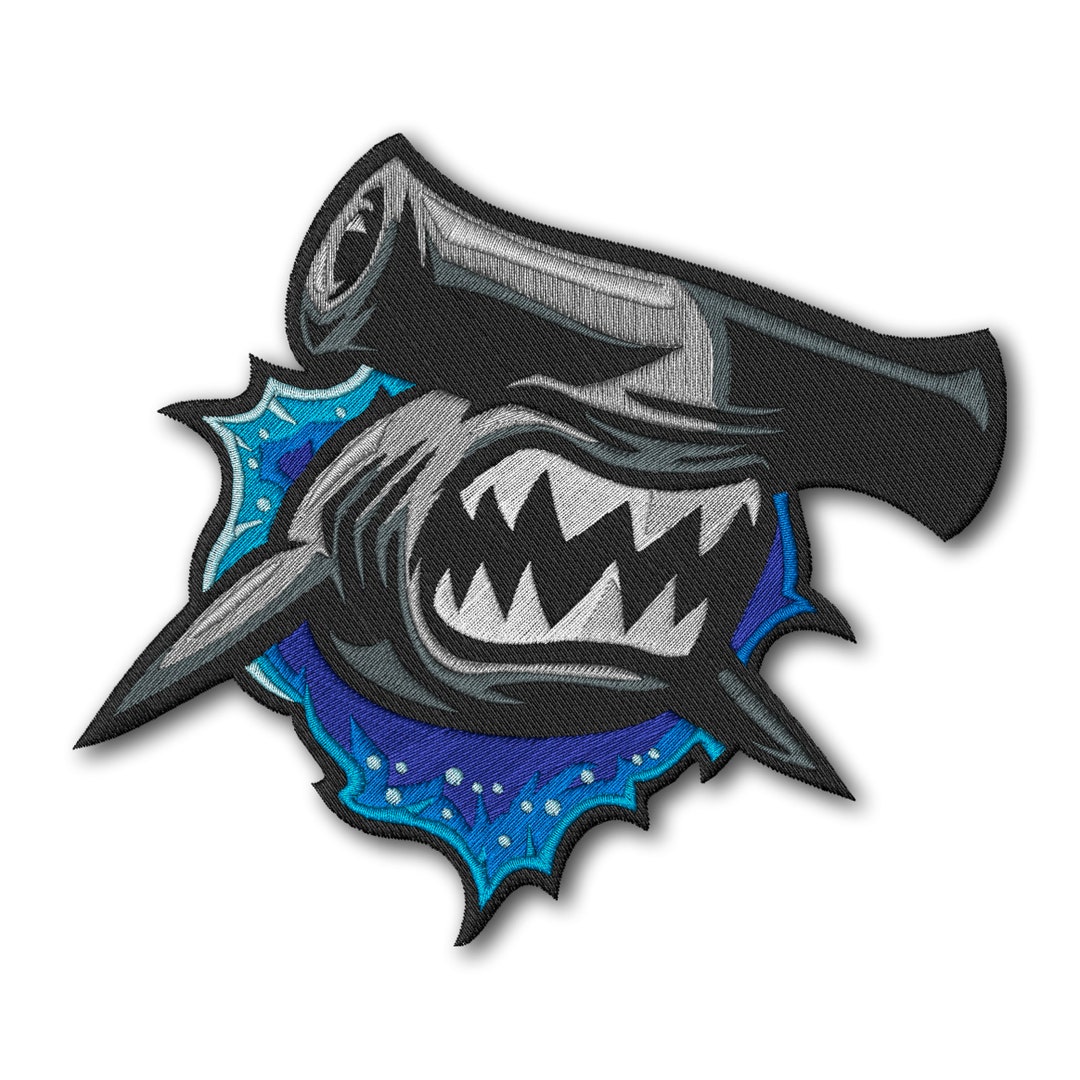 Hammerhead Shark Embroidery Machine Designs Pattern Digital Instant ...